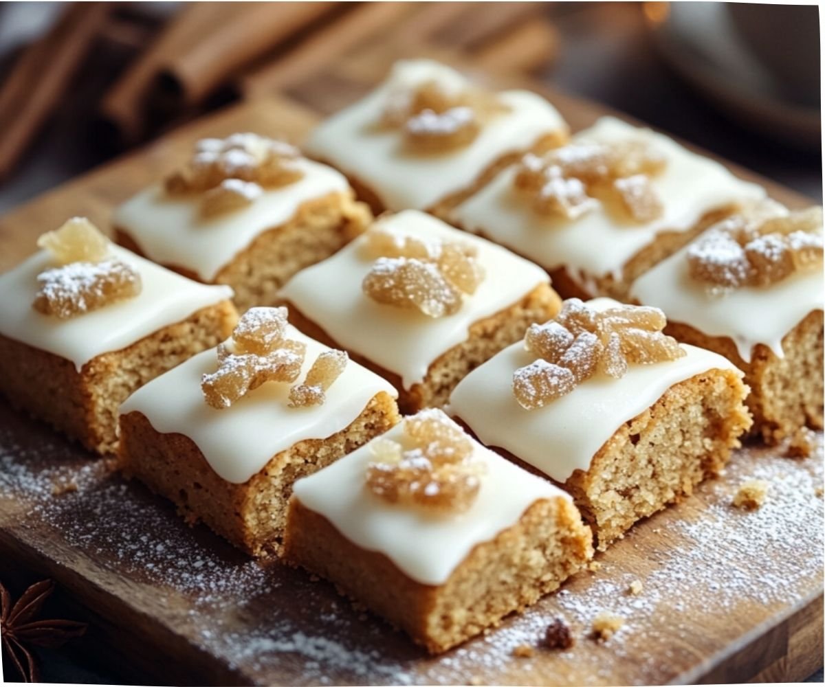 Easy Recipe for Mary Berry’s Iced Gingerbread with Crystallized Ginger ...
