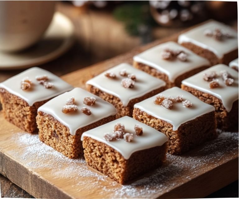 Easy Recipe for Mary Berry’s Iced Gingerbread with Crystallized Ginger ...