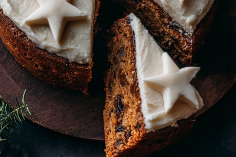 Quick and Easy Fast Mincemeat Christmas Cake Recipe - Pure Delicious