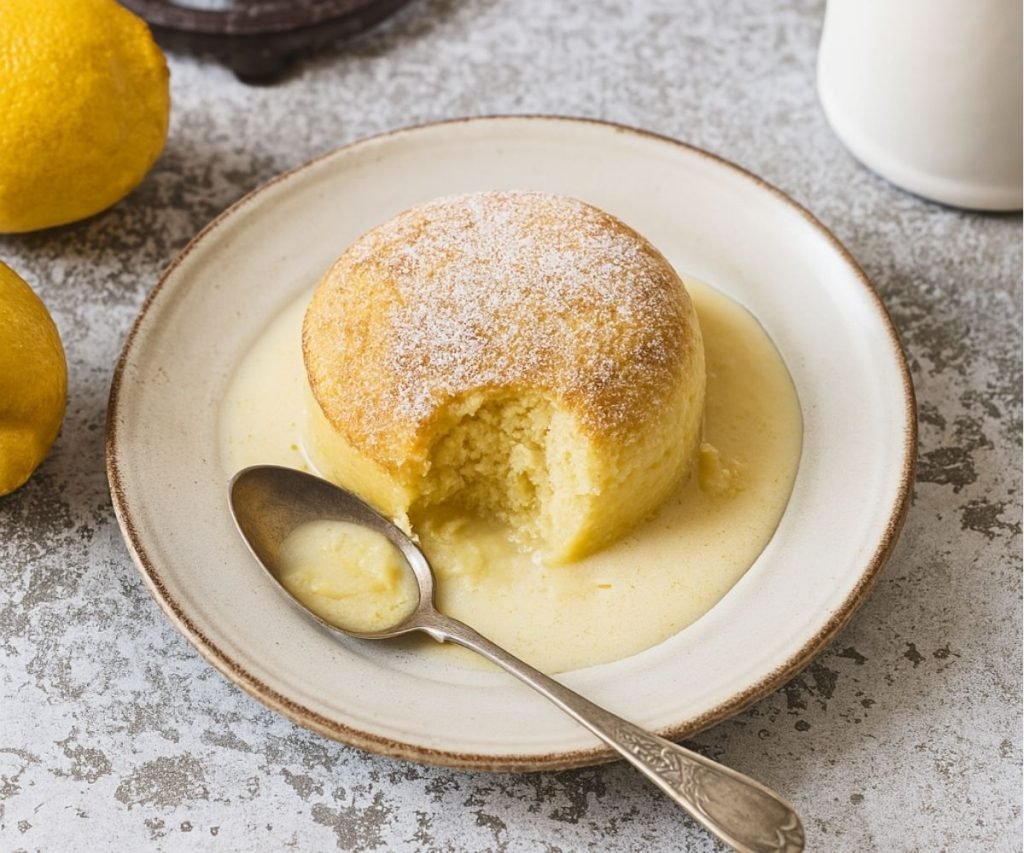 Quick and Light Hot Lemon Soufflé Pudding Recipe for Beginners - Pure ...