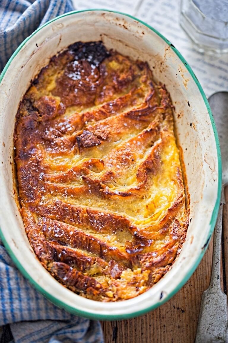 Best Mary Berry Bread and Butter Pudding Recipe with Custard - Pure ...