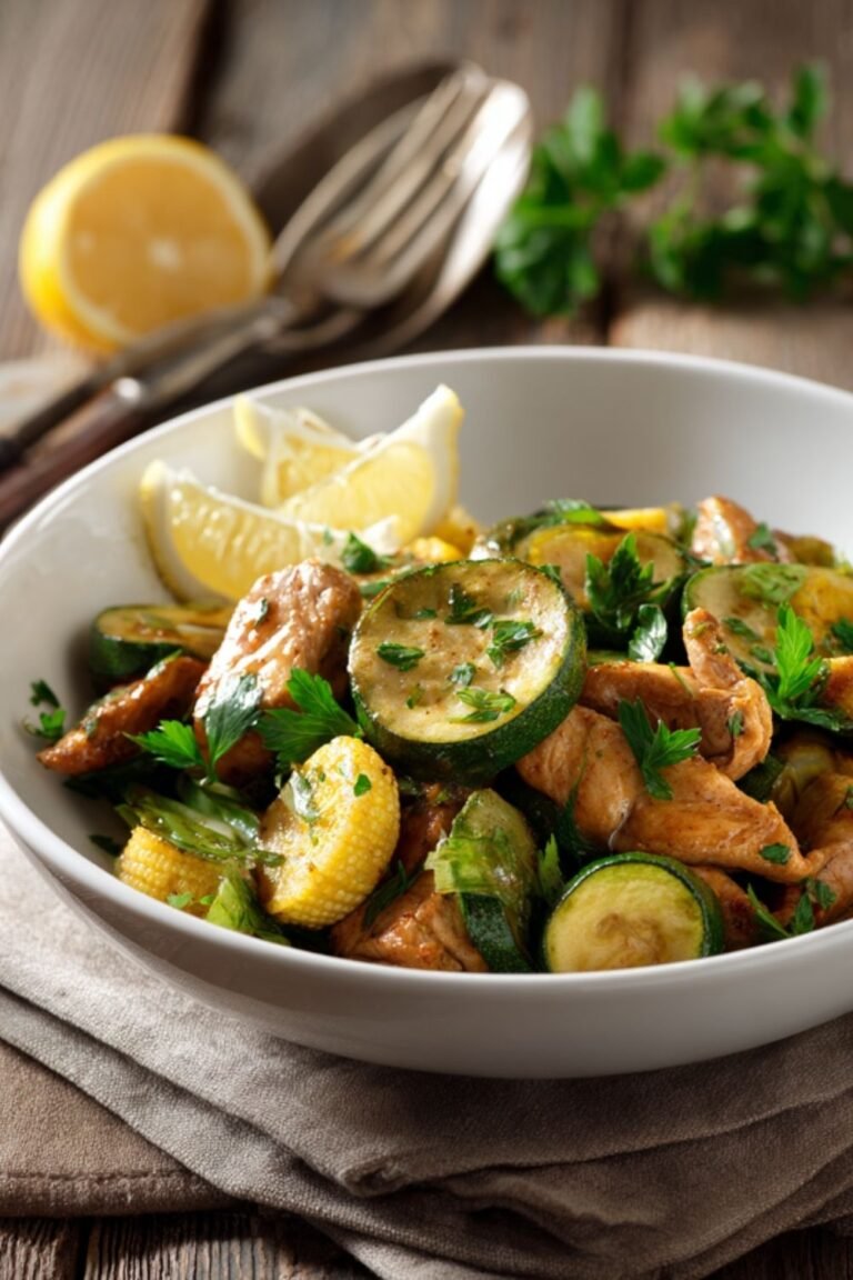 Turkey and Lemon Stir-fry with White Wine for Fusion Cooking - Pure ...