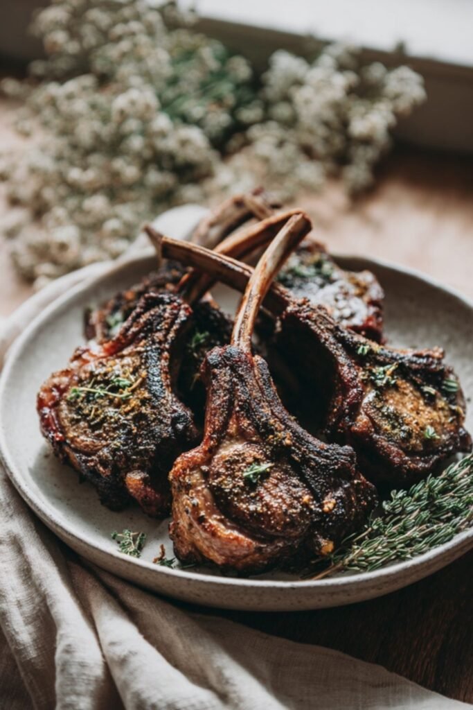 Mint Lamb Chops Recipe for Spring Celebrations - Pure Delicious
